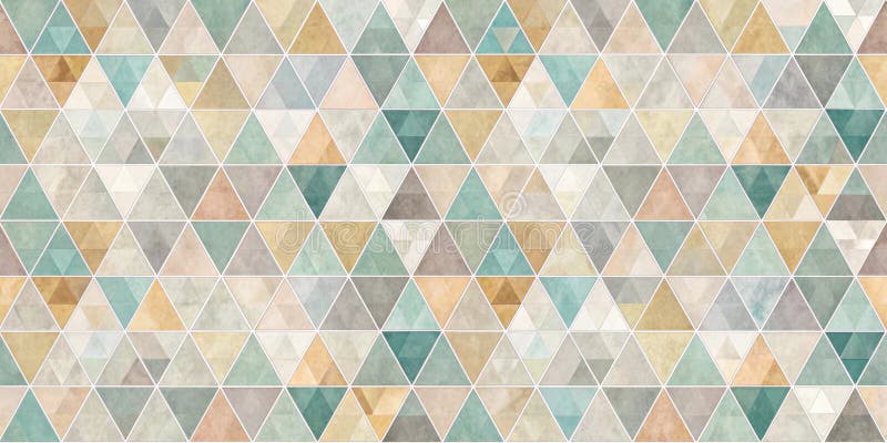 Abstract Geometric Triangular Pattern with Earthy Tones and Subtle ...