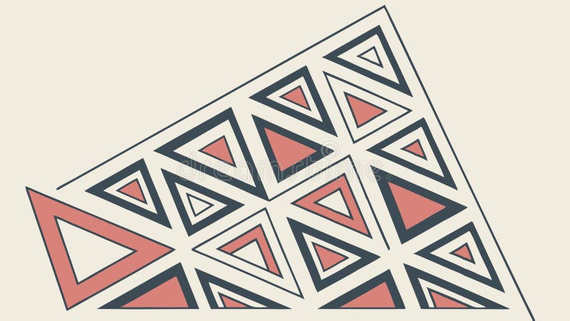 Abstract Geometric Triangular Pattern in Modern Colors, Vector Design Generative AI Stock Vector ...