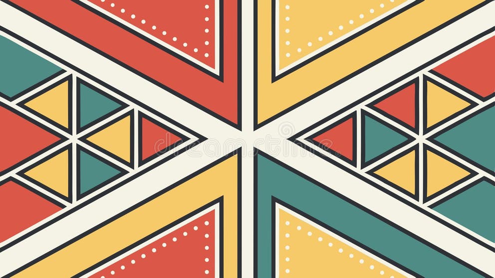 Abstract Geometric Triangular Patterns, Modern Decorative Background, Vector Design Generative ...