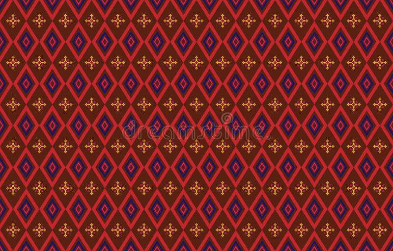 Abstract Geometric and Tribal Patterns, Usage Design Local Fabric ...