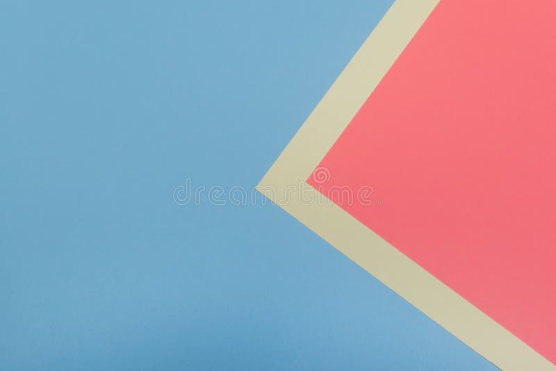 Abstract Geometric Two Color Design. Copy Space Stock Image - Image of ...