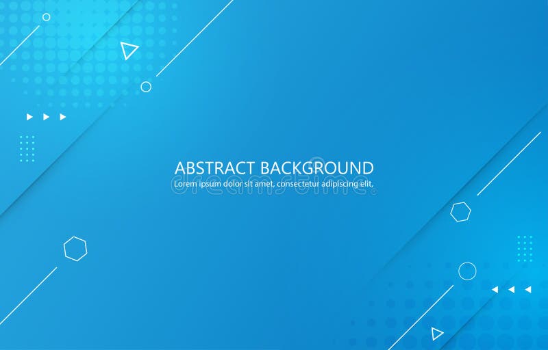 Abstract Geometric Vector Modern Blue Backgrounds Stock Image - Image ...