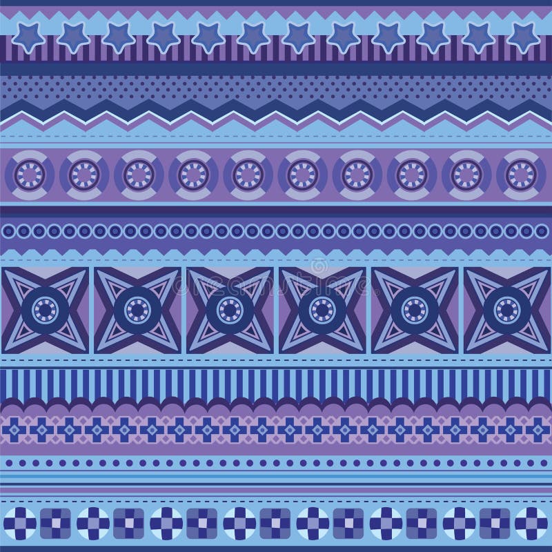 Abstract Geometric Vector Strip Pattern Stock Vector - Illustration of ...