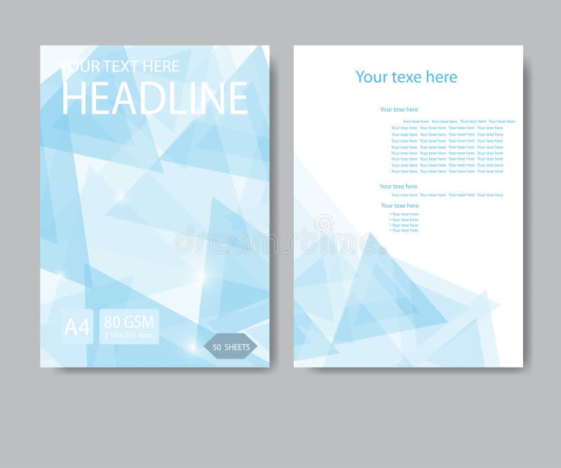 Abstract Geometric Vector Template. Stock Vector - Illustration of ...