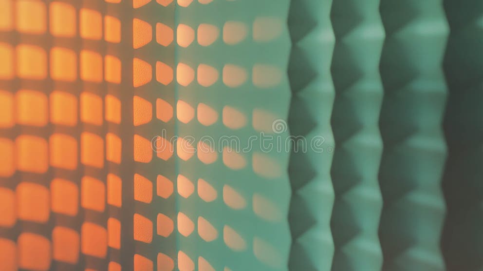 Abstract Geometric Wall Texture with Repeating Patterns and Light ...