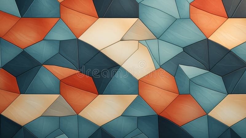 Vibrant Geometric Abstract Wallpapers: Cubist-inspired Art with ...