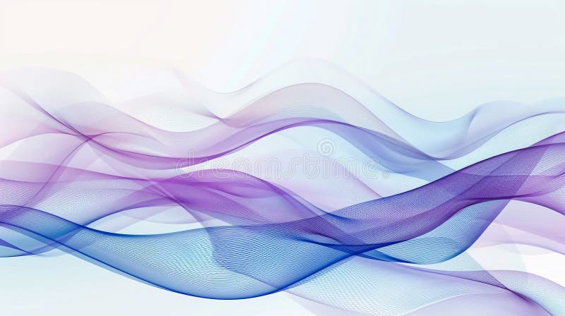 Abstract Geometric Wave Background with Undulating Forms and Flowing ...