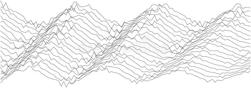 Abstract Geometric Wave Pattern Design for Contemporary Background or ...