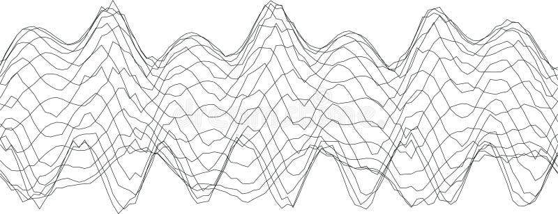 Abstract Geometric Wave Pattern for Modern Design and Art Projects ...