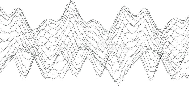 Abstract Geometric Wave Pattern for Modern Design Projects and ...
