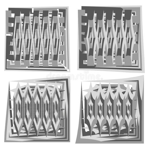 Abstract Geometric Weave. Patterned Textile Structure. Interlocking ...