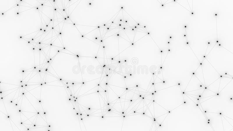 Abstract Geometric White Background. Plexus Mesh Backdrop. Stock ...