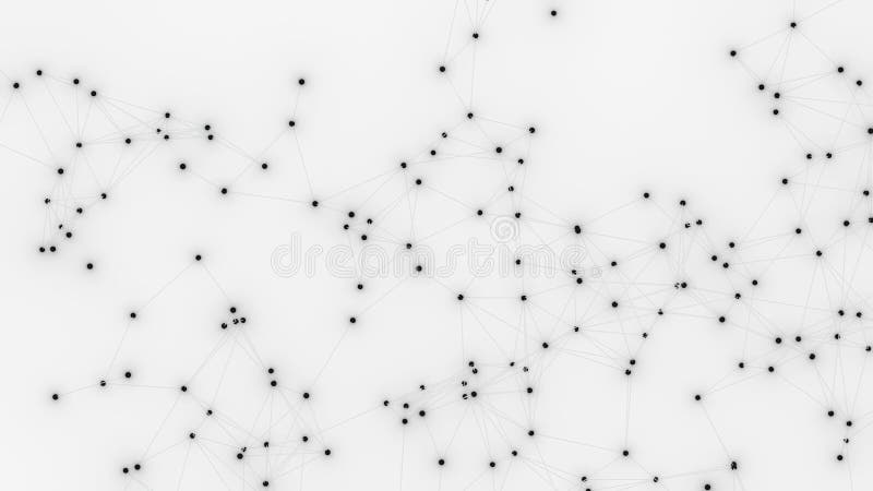 Abstract Geometric White Background. Plexus Mesh Backdrop. Stock ...