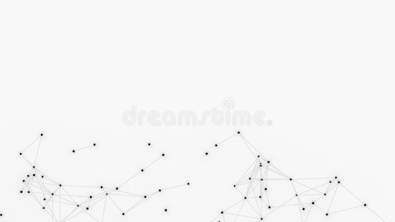 Abstract Geometric White Background. Plexus Mesh Backdrop. Stock ...