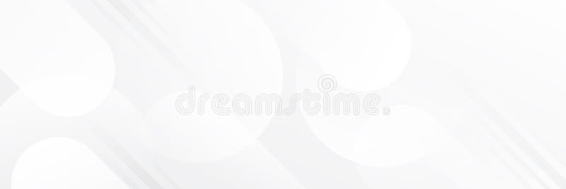 Abstract Geometric White and Gray on Light Silver Gradient Background ...