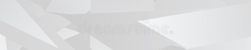 Abstract Geometric White and Gray Shapes Background with Angular ...