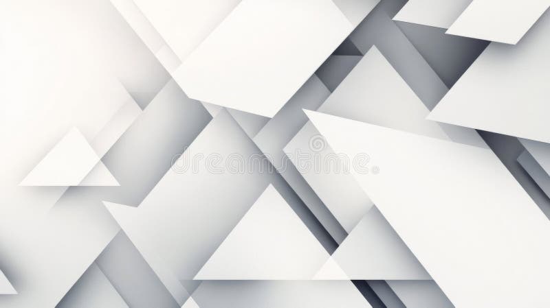 Abstract Geometric White and Gray Triangle Pattern Background Stock ...