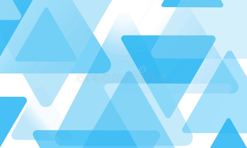 Light Blue Triangles Design on a White Background Stock Illustration ...