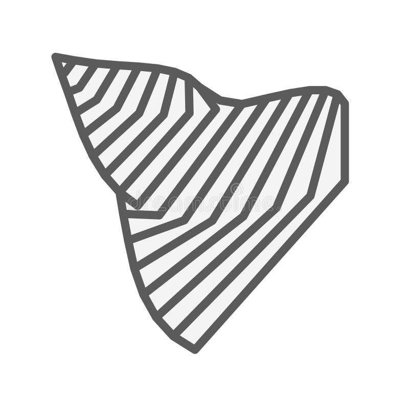 Abstract Geometric Wing Pattern in Black and White Vector Stock Vector ...