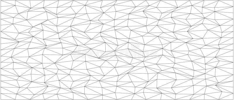 Abstract Geometric Wireframe Pattern for Modern Design and Visual Art ...