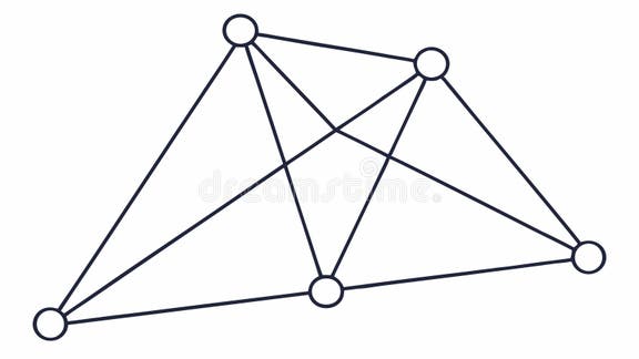 Abstract Geometric Wireframe Structure, Complex Lines, Vector Design ...