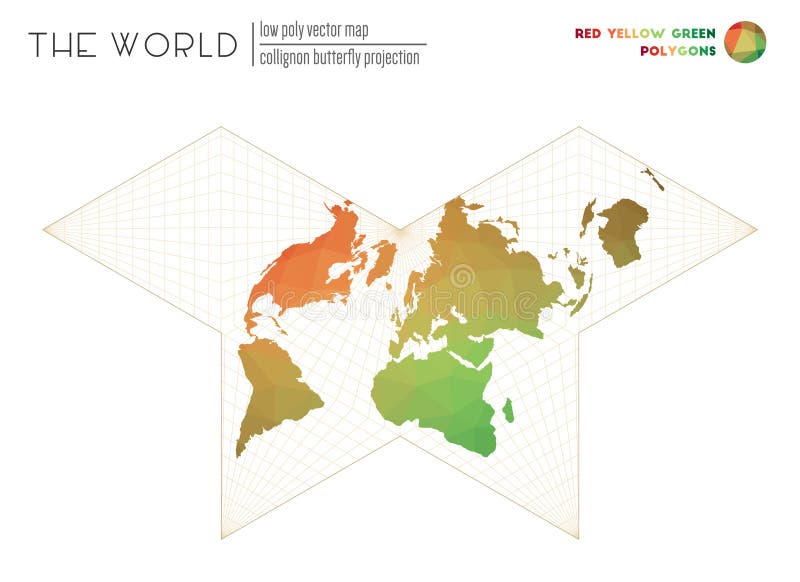 Abstract Geometric World Map. Stock Vector - Illustration of globe ... Abstract Geometric World Map. Stock Vector - Illustration of globe ...