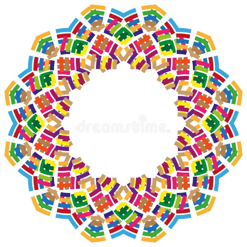 Circle Wreath Composition Stock Illustrations – 10,826 Circle Wreath ...