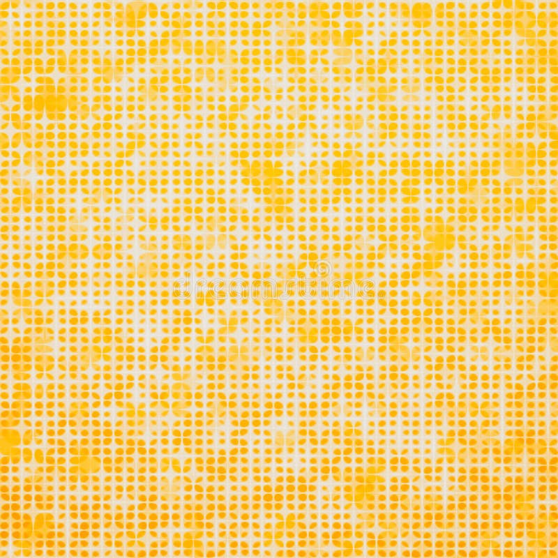 Abstract Geometric Yellow and White Graphic Design Print Halftone ...