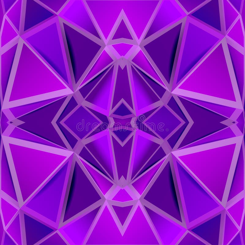 Abstract Purple Triangle Background Stock Vector - Illustration of ...