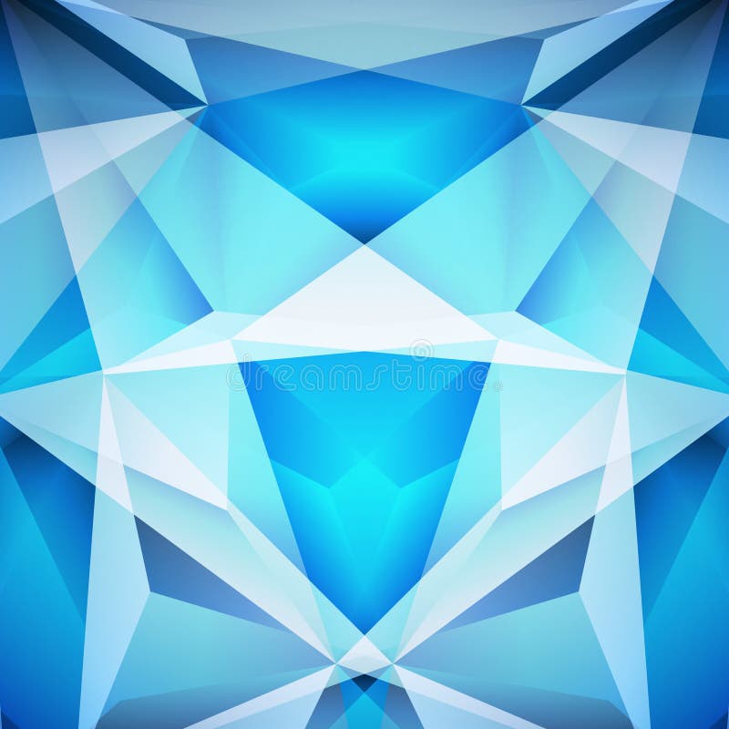 Abstract Grunge Blue Triangles Vector Background Stock Vector ...