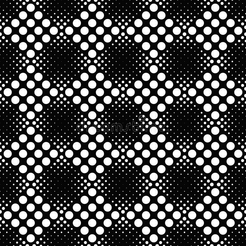 Abstract Geometrical Black and White Dot Pattern Background Stock ...