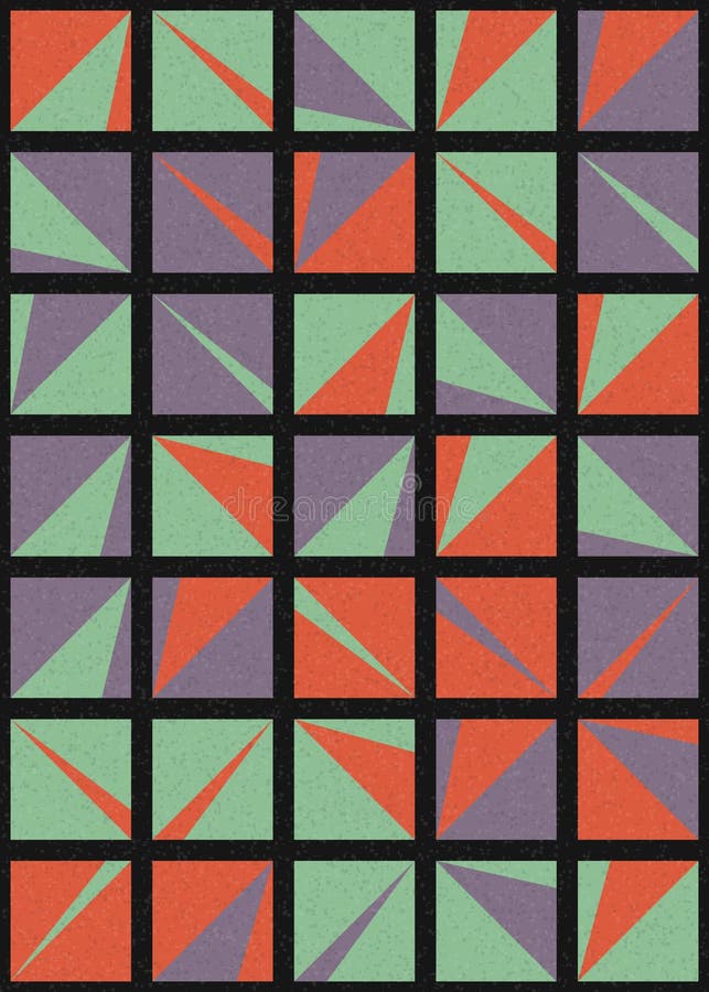 Abstract Geometric Pattern Generative Computational Art Illustration