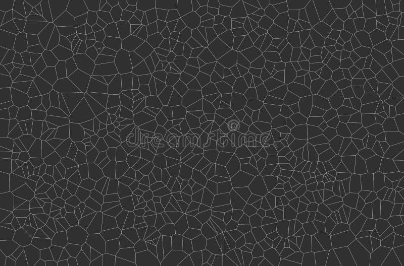 Abstract Geometrical Science Concept Voronoi Low Poly Triangle T Stock ...