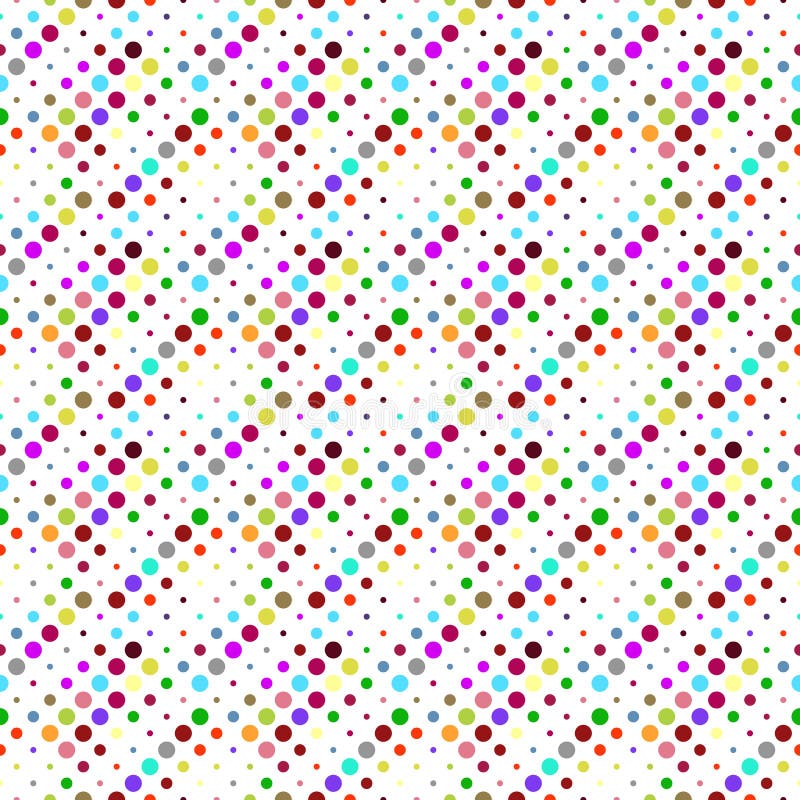 Abstract Geometrical Seamless Circle Pattern Background Design Stock Vector - Illustration of ...