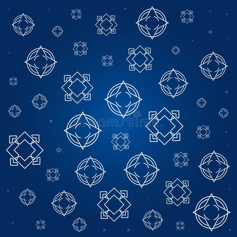 Abstract and Geometrics Figures Pattern Stock Vector - Illustration of ...