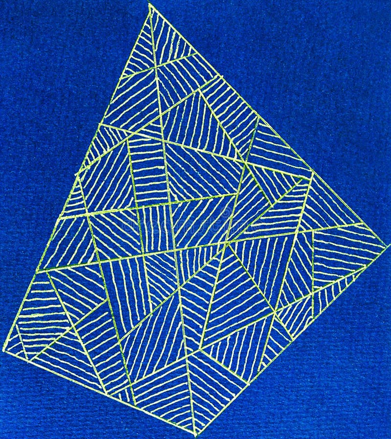 Abstract Geometrisch Ontwerp Stock Afbeelding - Image of geometrisch ...