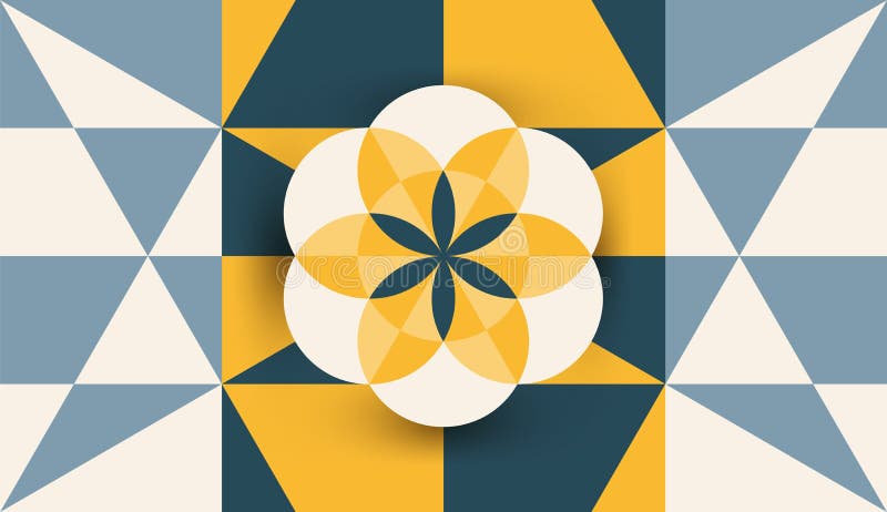 Abstract Geometry Background. Harmonic Rectangle Decomposition Stock ...