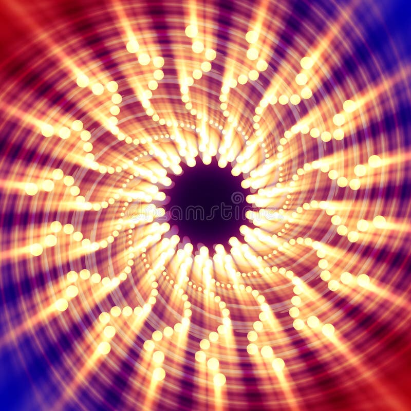Abstract Geometry Background with Rays of Light Stock Illustration ...