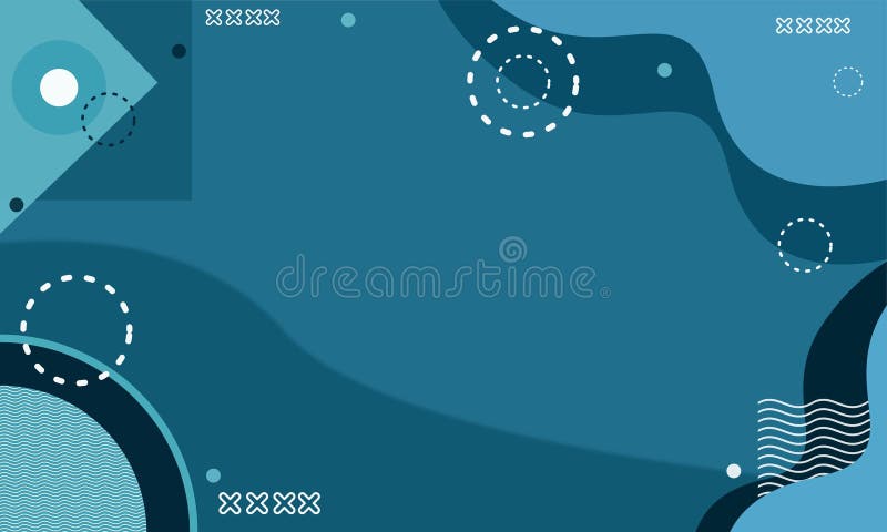 Abstract Geometry Blue Background with Copy Spaces Stock Vector ...