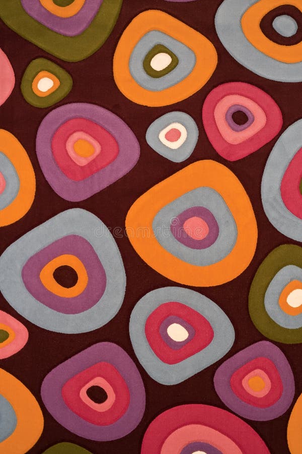 Abstract Geometry Carpet Texture Stock Image - Image of pink, decor ...