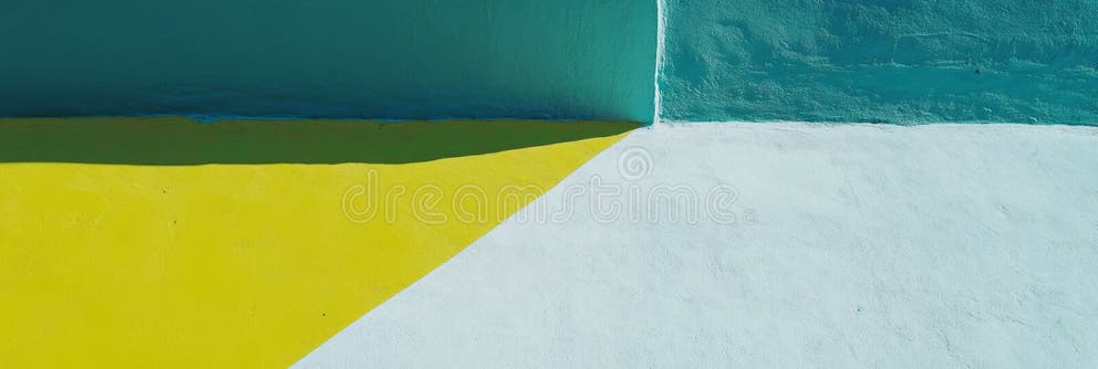Abstract Geometry with Chartreuse and White Wall Texture for Modern ...