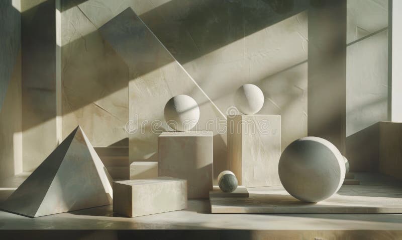 Abstract Geometry Composition, Abstract Background Stock Image - Image ...