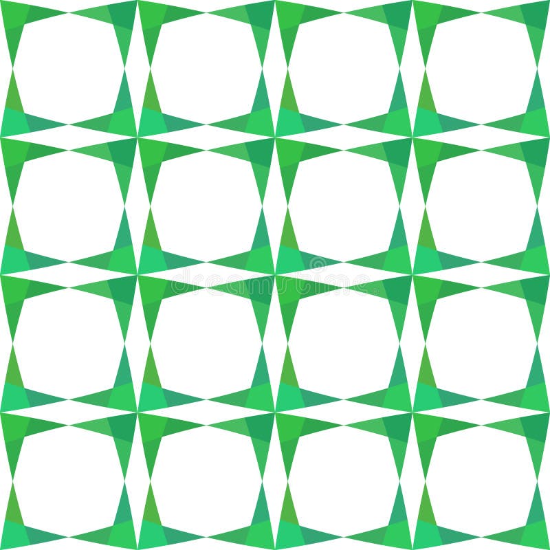 Abstract Geometry Green Seamless Pattern. Stock Vector - Illustration ...