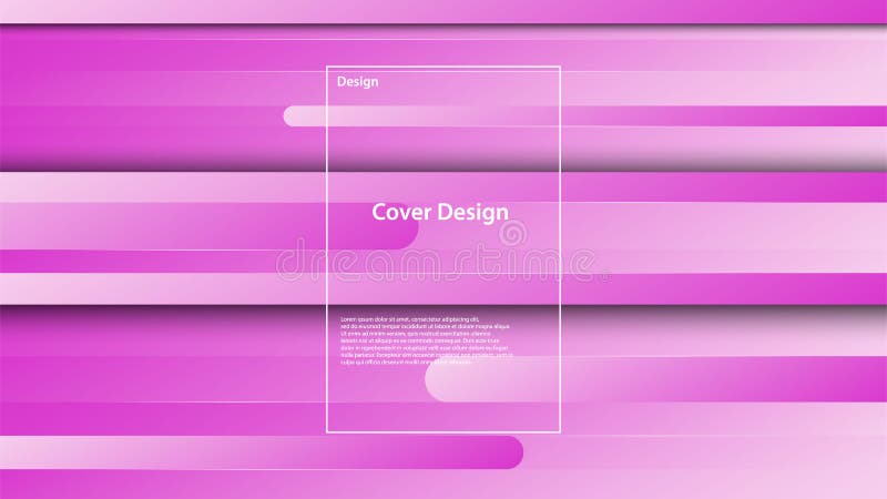 Abstract Geometry Lines Pink Background. Vector Illustration Stock ...