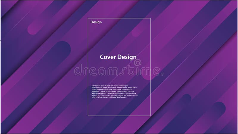 Abstract Geometry Lines Purple Background. Vector Illustration Stock ...