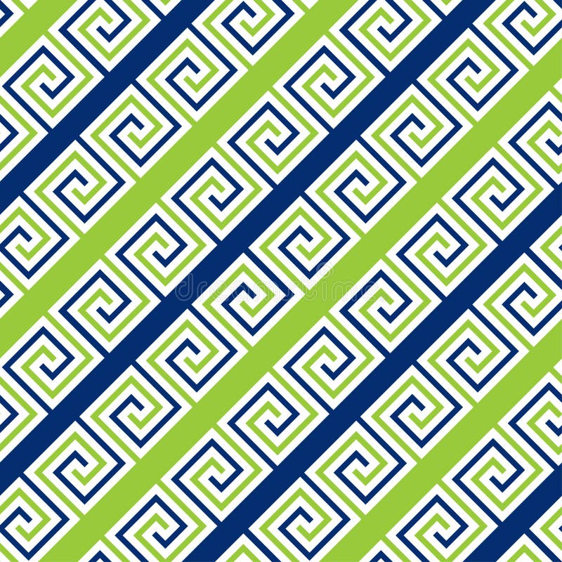 Abstract Meander Vector Seamless Pattern. Modern Black Red Gold Stock ...