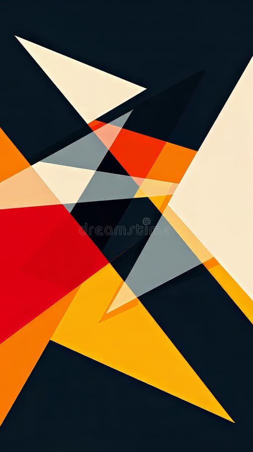 Abstract Geometry in Minimalist Form Stock Illustration - Illustration ...
