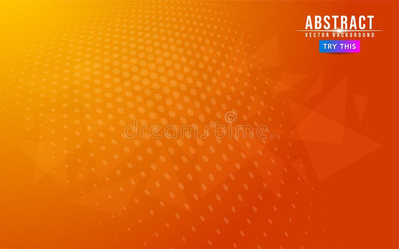 Abstract Geometry Orange Background. Modern Abstract Geometry ...