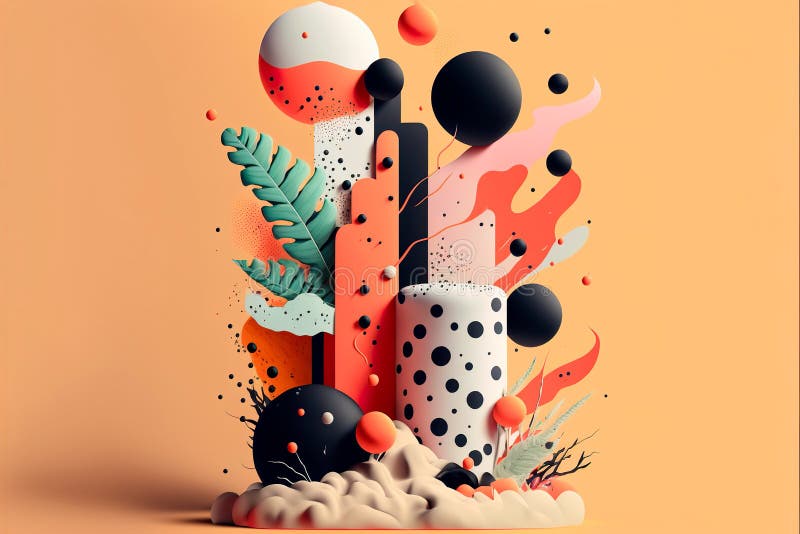 Abstract Geometry Posters with Minimal Architectural Elements ...