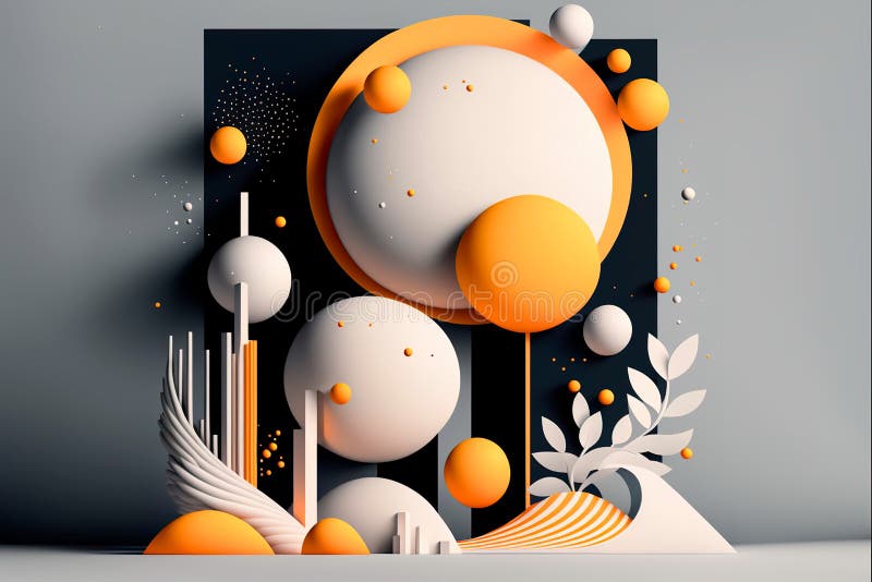 Abstract Geometry Posters with Minimal Architectural Elements ...